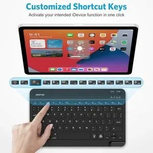 Omoton | Computers, Laptops & Parts | Wireless Backlit Keyboard With 7 ...